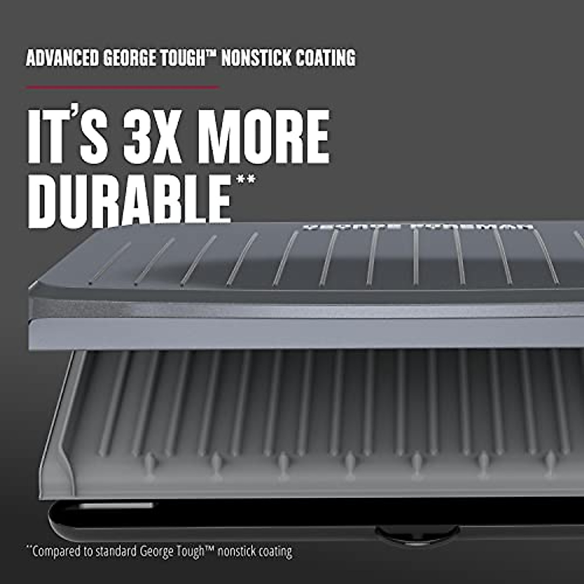 George Foreman GRS120GT, 9 Serving, Gunmetal Grey