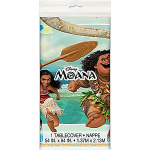 Unique Moana Plastic Party Table Cover, 54" x 84"