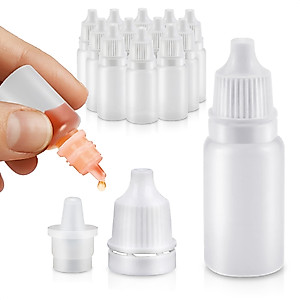 50Pcs Plastic Dropper Bottles for Liquids - 5ml Clear Plastic Bottles with Caps Empty Bottles for Oil Plastic Dropper Bottles - Dropper Bottles for Liquid Plastic Dropper Bottle Eye Dropper Bottle