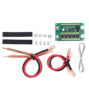 FOUF Welding Machine Circuit Board,Welding Machine Pen DIY Portable 12V Battery Storage Spot Welder Pen PCB Circuit Board Welding Current,DIY Portable Battery Storage Spot Welder(Bare metal full set)