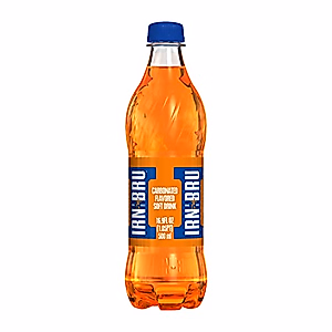 IRN-BRU From AG Barr The Original and Best Sparkling Flavored Soft Drink | A Scottish Favorite | 16.9 Fluid Ounce (Pack of 12)
