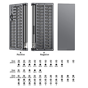 Mini Electric Screwdriver, Small Portable Cordless Power Screwdriver Set with 55 Precision Bits & LED Light & Magnetic Mat, Handy Repair Tool for Phone Watch Camera Laptop