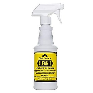 Obenauf's Cleanit Leather Cleaner - Natural Plant Oil Leather Cleaner for Boots, Furniture and Car Interior - Safe and Gentle Non-Detergent Oil Liquid Soap - Ready-to-use 16oz Spray Bottle