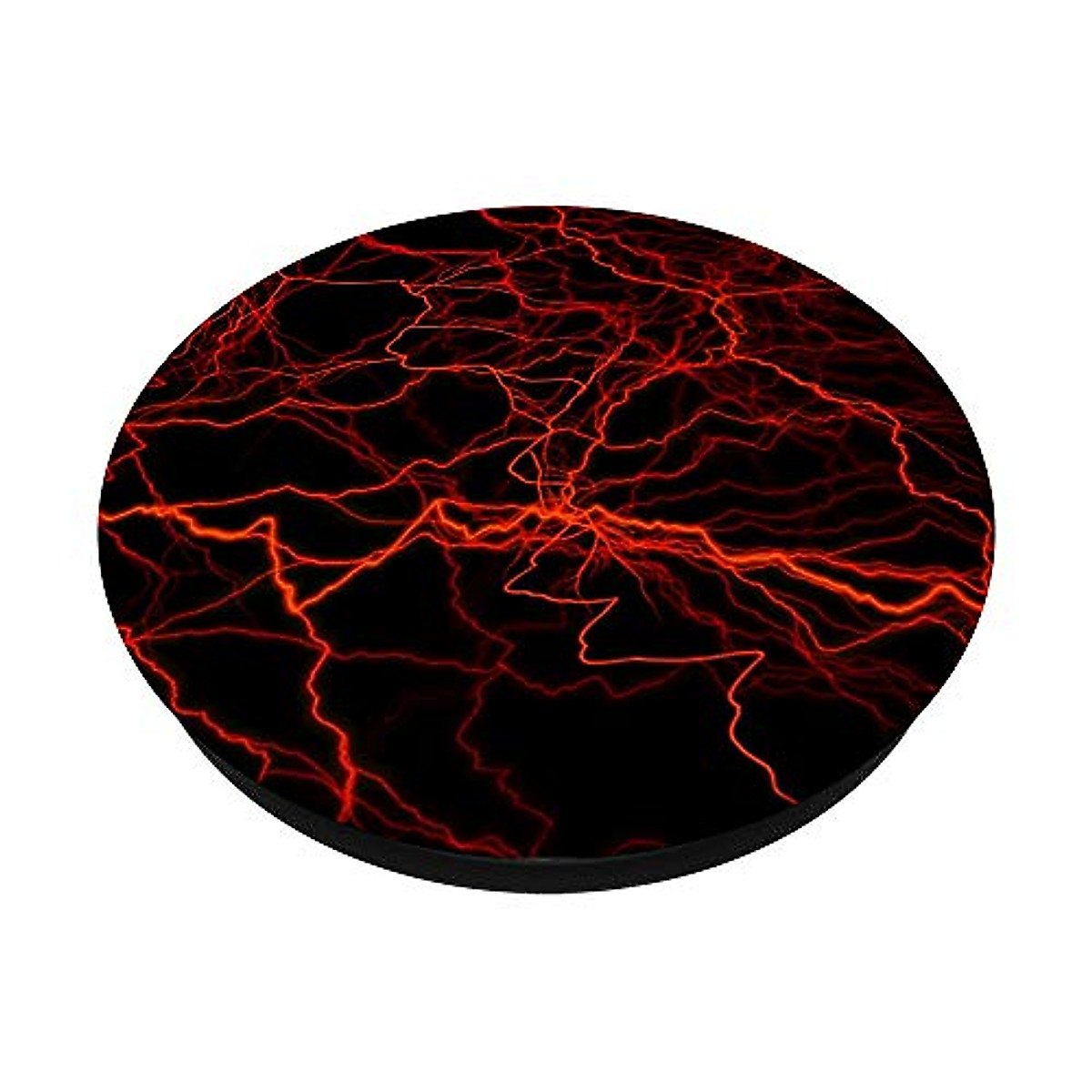 Red Lightning Abstract Textures Gift PopSockets PopGrip: Swappable Grip for Phones & Tablets