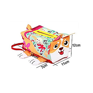 Colaxi Baby Tissue High Contrast Crinkle for Boys and Girls Toddlers Kids