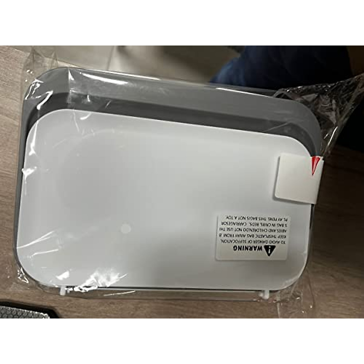 Wipes Dispenser Holder,Tissue Storage Box Case Wet Baby Wipes Case Baby Wipe Holder with Lid for Home Office Desk, Dorm, Kitchen, Washroom, Vanity (White+Pink)