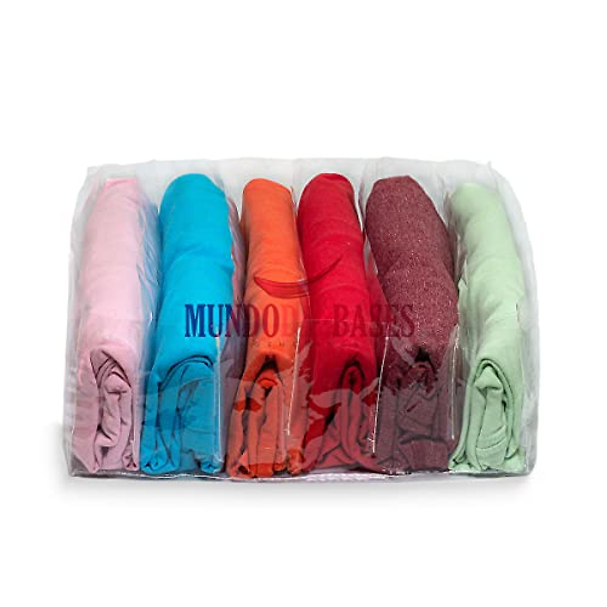 Mundo das Bases Organizer Closet Storage Solution Made of Flexible, Clear Plastic and Six Dividers for Clothes, Underwear and T-shirts (transparent 6 dividers)