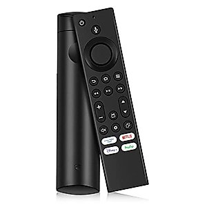NS-RCFNA-21 CT-RC1US-21 Replacement Voice Remote for Insignia Fire Smart TVs and Toshiba Fire Smart TVs with 4 Shortcut Buttons - PrimeVideo Netflix Disney+ Hulu,Low Energy Consumption