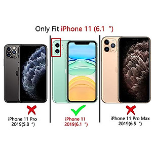 Ownest Compatible for iPhone 11 Case for Soft Silicone Gold Heart Pattern Slim Protective Shockproof Case for Women Girls for iPhone 11-Brown