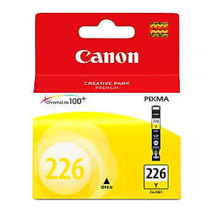 Canon CLI-226 YELLOW Compatible to iP4820,iP4920,iX6520,MG5120 CANON EXCLUSIVE,MG5320,MG5520,MG8120/MG6120,MG8220/MG6220,MX882,MX892/MX472 Printers