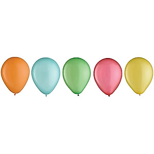 Latex Balloon Assortment - 5" (25 Pc) - Delightful Party Essentials for Weddings, Birthdays & Special Events, Sherbert