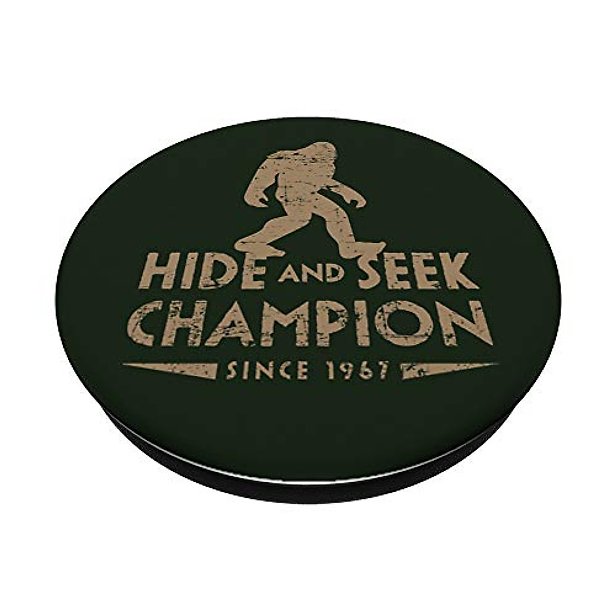 Bigfoot Hide & Seek Champion Green Sasquatch PopSockets PopGrip: Swappable Grip for Phones & Tablets