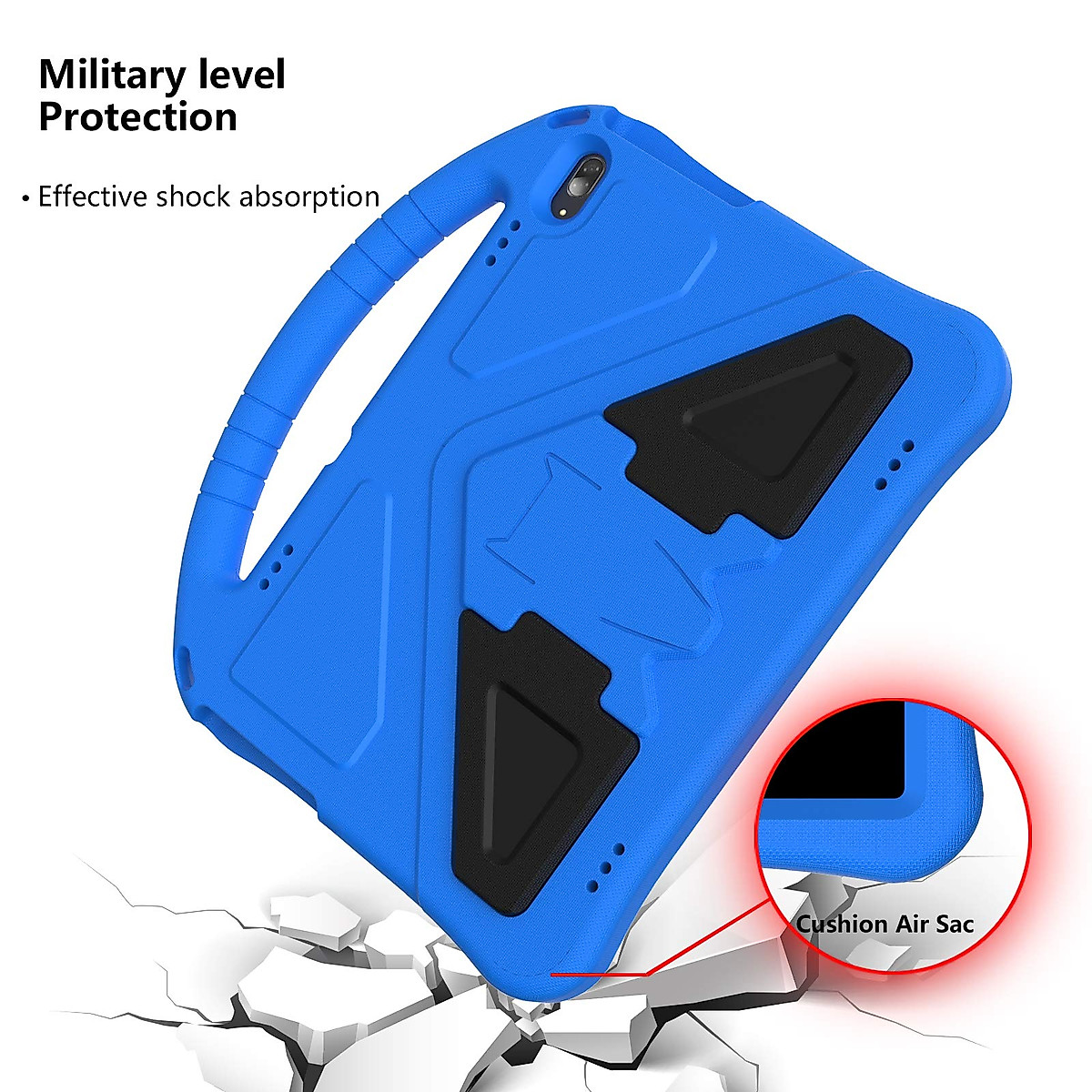for Lenovo Tab M10 HD TB-X505F TB-X505L Tablet Case for Kids - Durable Lightweight EVA Shockproof Protective Handle Stand Cover for Lenovo Tab M10 10.1"