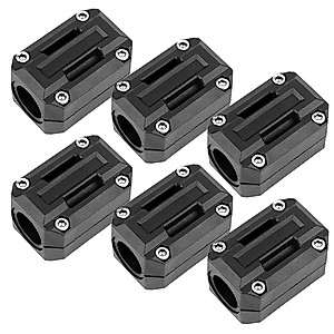 Bumper Block, 3 Pair Motorcycle Engine Guard Block Protection Block,3 C Bar Protectors,3 Universal motorcycle c bar Decor 22 25 28mm Fit For R1200GS R1150GS Decorative