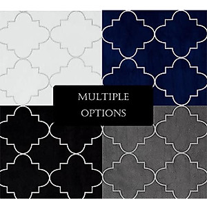 Jackroy Velvet Blackout Curtains 84 Inch Length for Dining Room, Silver Pattern Curtains for Living Room 2 Panels Set, Light Blocking Grommet Design Curtains for Bedroom with 52”Wx84”L