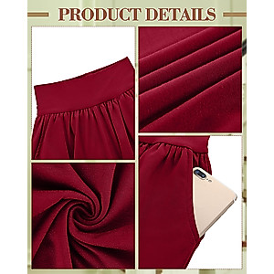 3 Pcs Women's Wide Leg Yoga Pant Comfy Loose Sweatpants High Waist Lounge Casual Athletic Pant Workout Joggers Pant (Black, Green, Red,Medium)