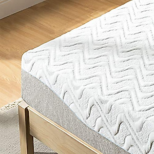 Best Price Mattress 11" Gel Infused Memory Foam Mattress, King Whtie