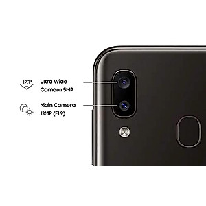 Samsung Galaxy A20 US Version Factory Unlocked 32GB Memory, 6.4" GSM & CDMA Compatible, Black (Renewed)