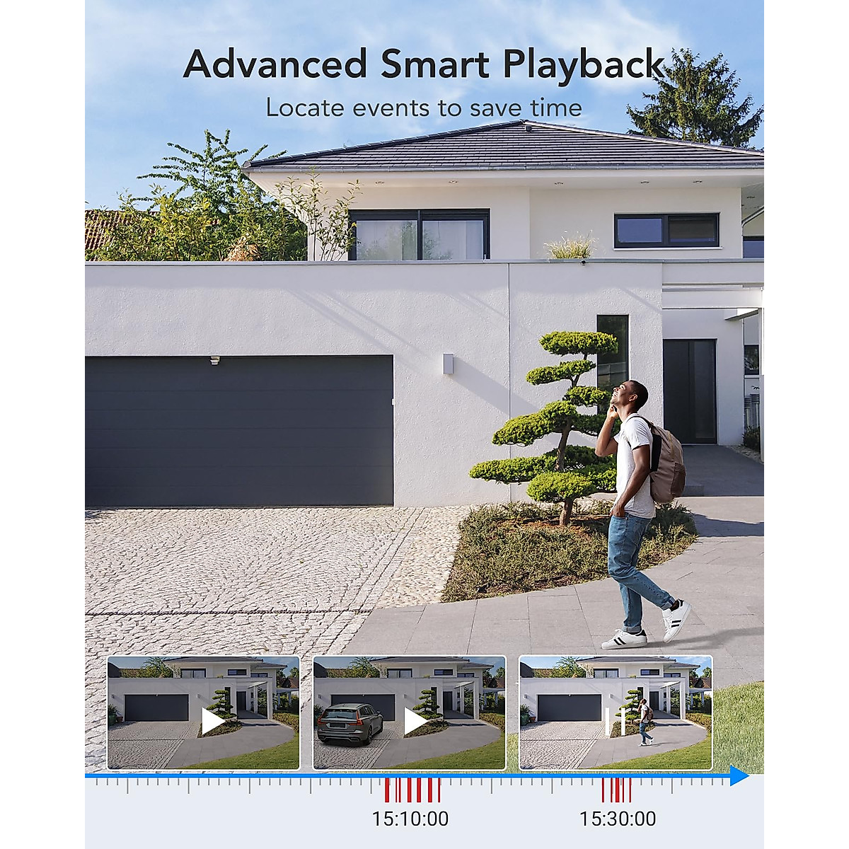 ANNKE 5MP Home Security Camera System with AI Human/Vehicle Detection, 8CH H.265+ DVR Recorder with 4X 5MP (2560TVL) Wired IP67 Outdoor CCTV Cameras, 100 ft EXIR Night Vision with Smart IR & WDR