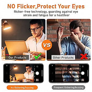 E14 6W G45 Dimmable LED Filament Bulb, 2700K Warm White 900LM Edison Candle Light Bulb, G45 Clear Glass Globe Cover, 60 Watt Equivalent, AC 110V,4-Pack