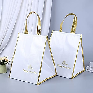 Insulated Grocery Bags Food Delivery Tote Thermal Cake Carrying Bags Picnic Basket Cooler Bag Warmer Pouch for Home Restaurant Travel 40X36X36CM