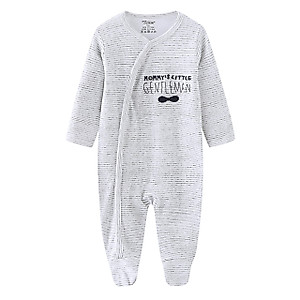 Kiddiezoom Baby and Toddler Boys'Snug Fit Footed Cotton Pajamas Cotton Footed Sleep and Play
