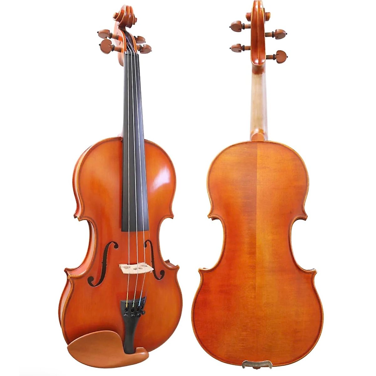 D Z Strad Model 220 Violin with Dominant strings, bow, case, rosin and shoulder rest - Open Clear Tone (4/4 - Size)