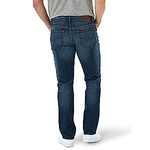 Lee Men's Extreme Motion Bi-Stretch Straight Fit Tapered Leg Jean, Bucket, 36W x 29L