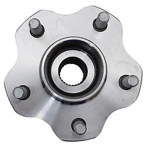 TRQ Rear Pre-Pressed Wheel Bearing & Hub Assembly Pair Set for 2003-2009 Nissan 350Z / 2003-2007 Infiniti G35