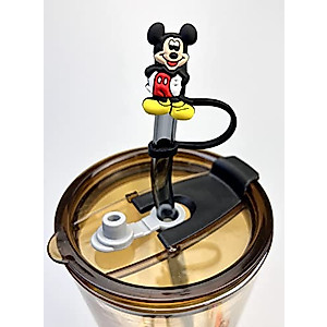 20Pcs Reusable Themed Party Straw Cap Silicone Reusable Drinking Straw Cover Lids Dust-Proof Straw Plugs for Straw Tips for Home Kitchen Accessories Party Decoration Funy Gifts