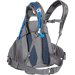 CamelBak Women’s Solstice LR 10 Bike Hydration Pack - 100oz Lumbar Reservoir, Gunmetal/Blue Haze