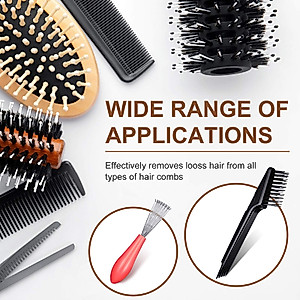 5-Piece Comb Cleaner Set - Rake, Brush and Tool for Removing Hair, Dust from Different Combs, Ideal for Home and Salon Use