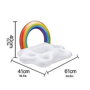 Ice Bucket Summer Inflatable Ice Bucket Drink Holder Floating Pools Water Ice Bucket for Beer Drink Table Cup Holder Ice Bar Cooler Party