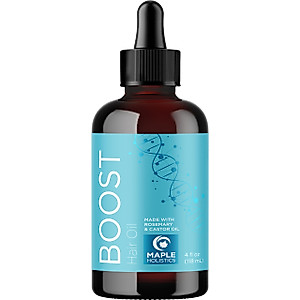 Hair Oil for Damaged Hair and Hair Growth - Thickening Rosemary Hair Growth Oil for Women and Men for Frizzy Thin and Weak Hair - Vegan Scalp Oil Hair Growth Formula with Jamaican Black Castor Oil