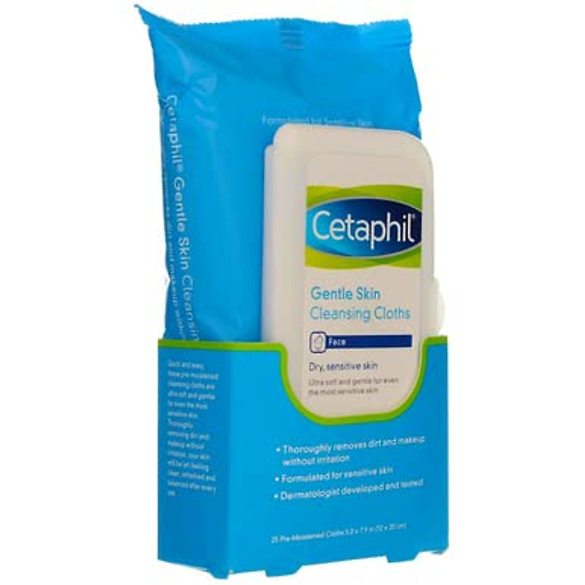 Cetaphil Gentle Skin Cleansing Cloths, 25 sheets (Pack of 4)