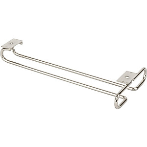 Hardware Resources STEM1-SN-R Stem Glass Holder, Satin Nickel