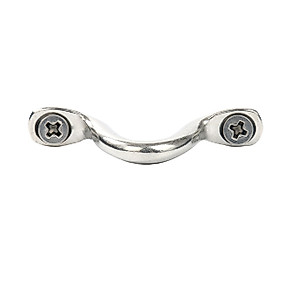 Amarine-made Pack of 10 Stainless Steel Bimini Boat Top PAD Eye , Eye Straps, Tie Down, Kayak Deck Loops, Tie Down Anchor Point, footman's Loop for Kayak Canoe Rigging