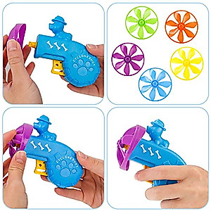 GB4 Cat Fetch Toy - Cat Tracks Cat Toy - Fun Levels of Interactive Play -Cat Toys with 5 Colors Flying Propellers Satisfies Kitty's Hunting, Chasing & Exercising Needs (1PC)