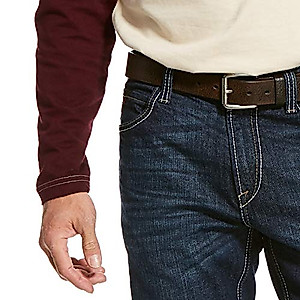 Ariat Male FR M4 Relaxed DuraStretch Lineup Stackable Straight Leg Jean Platinum 32W x 36L