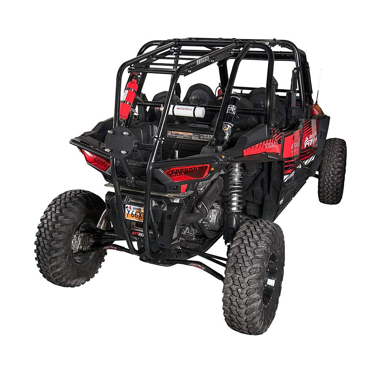 Tusk UTV Rear Bumper, Cargo Rack, and Spare Tire Carrier
