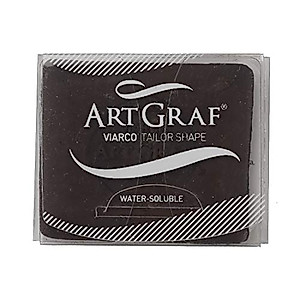 Art Graf Water-Soluble Tailors Chalk Square Disc, Brown