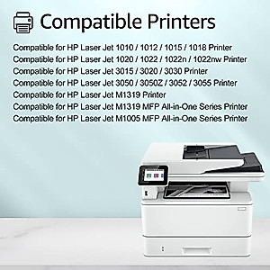 greencycle Compatible Toner Cartridge Replacement for HP 12A Q2612A Work with Laser Jet 1012 1022 1020 1018 1022N 1010 3015 3050 3030 3052 3055 M1319F Printer (Black, 10-Pack)