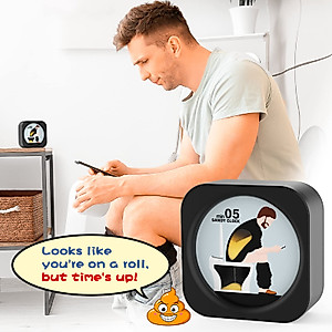 Gag Gifts for Men Stocking Stuffers - Christmas Funny Toilet Timer Poop Gift, Funny Gag Gifts for Adults Fun Cool Birthday White Elephant Gifts for Men Dad Him Father Coworker