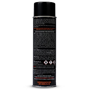 Chemical Guys AIR_SPRAY_1 Black On Black Instant Trim Shine Exterior Spray Dressing & Protectant, (Safe for Cars, Trucks, SUVs, RVs, & More) 11 fl oz