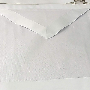 Freemason Entered Apprentice Masonic White Cloth Apron