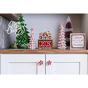 Knobēz: Red Peppermint Decorative Knob Covers Package of 12 (Red)