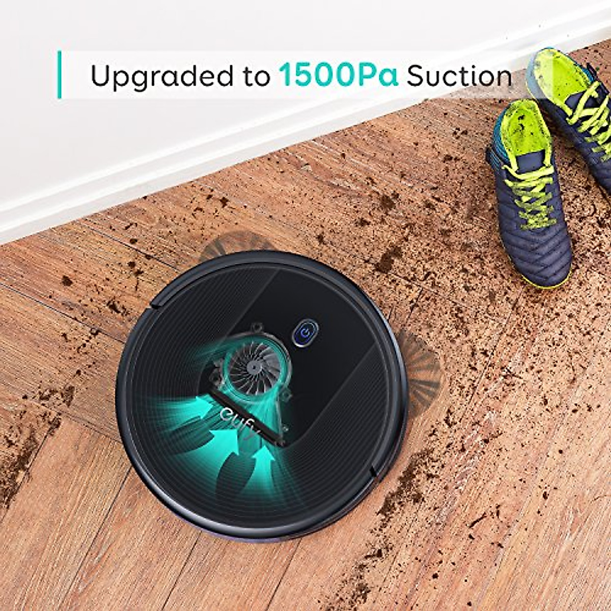 eufy by Anker, BoostIQ RoboVac 30, Robot Vacuum Cleaner, Upgraded, Super-Thin, 1500Pa Suction, Boundary Strips Included, Quiet, Self-Charging Robotic Vacuum, Cleans Hard Floors to Medium-Pile Carpets