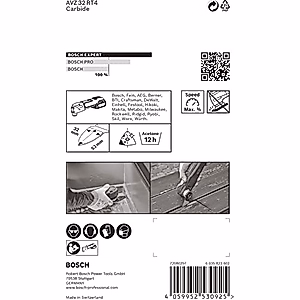 Bosch 1x Expert AVZ 32 RT4 Sanding Fingers (for Paint on Wood, Laminate, Width 32 mm, Professional Accessory Multitool)