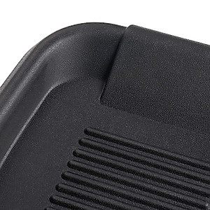 FEZIBO Anti Fatigue Mat for Standing Desk with Ergonomic Design, Comfort Standing Desk Mat, Ergonomic Stand Up Mat with 2 Massage Bar, Floor Mat for Workplace, Office, Home, Black