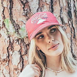 AMERICAN NEEDLE Coke Coca Cola Officially Licensed Trailhead Adjustable Baseball Hat (21016A-COKE-CAYN)